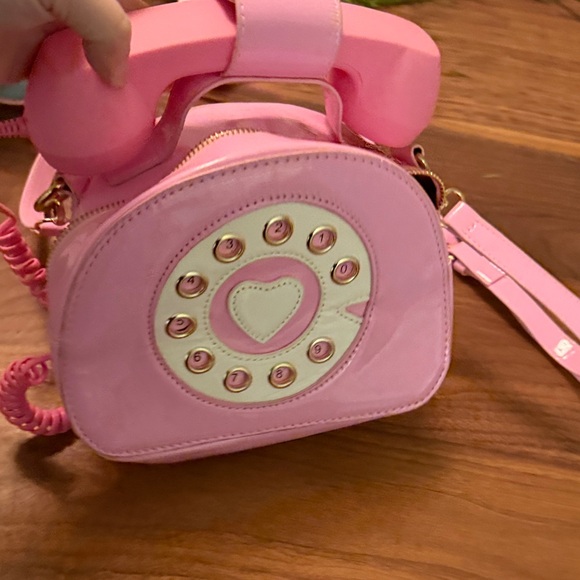 unknown | Bags | Pink Retro Telephone Crossbody Bag | Poshmark